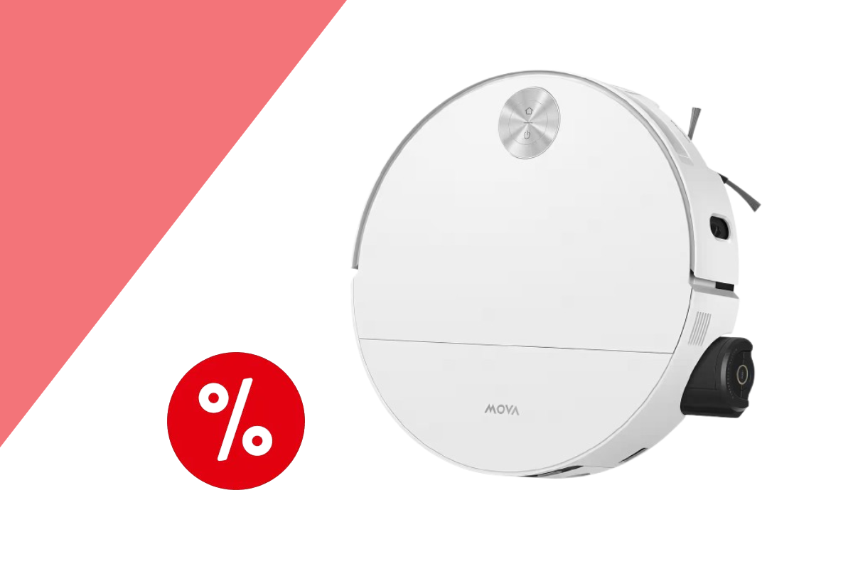 Mova S70 Ultra: Saug-Wisch-Roboter reduziert auf 849 Euro