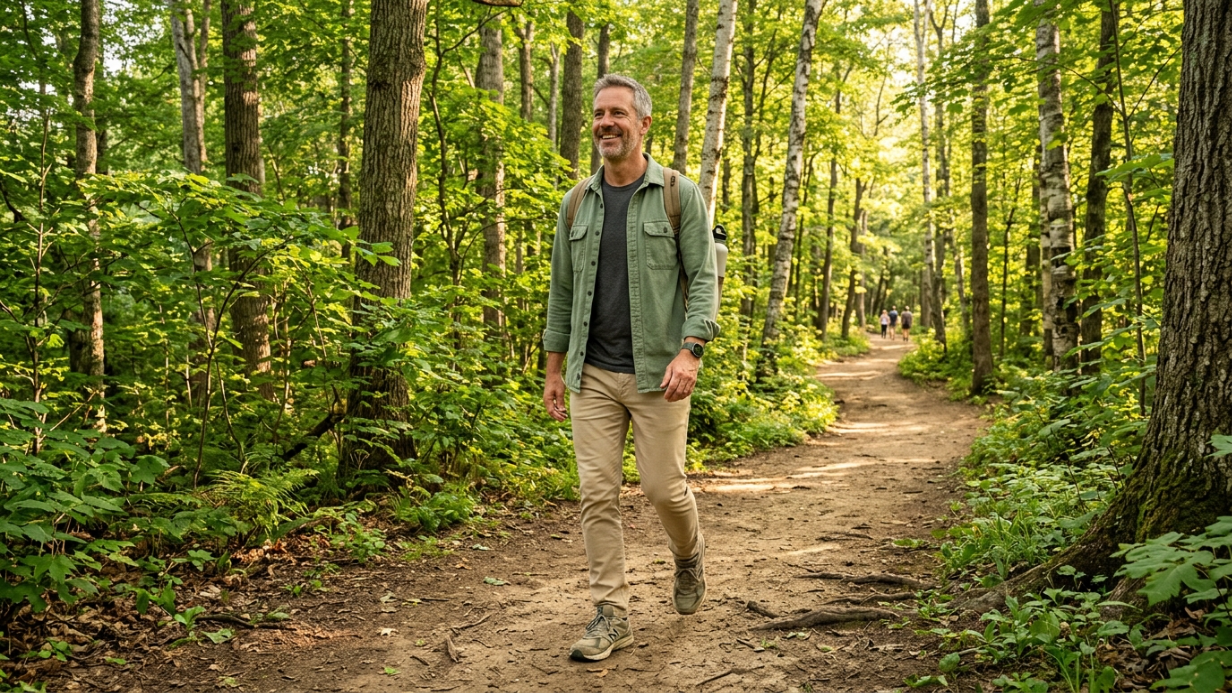How a daily walk re-engineers human physiology