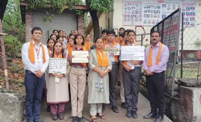 Celebrating DAV Foundation Day at DAV Public School, Bankhandi