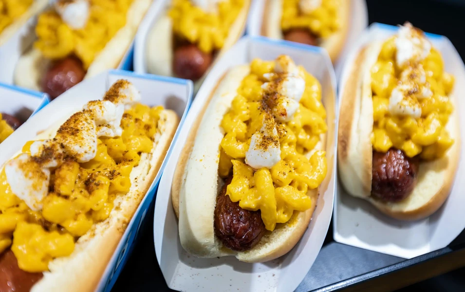 Hot dog mashed potato boats join competitive game day menus