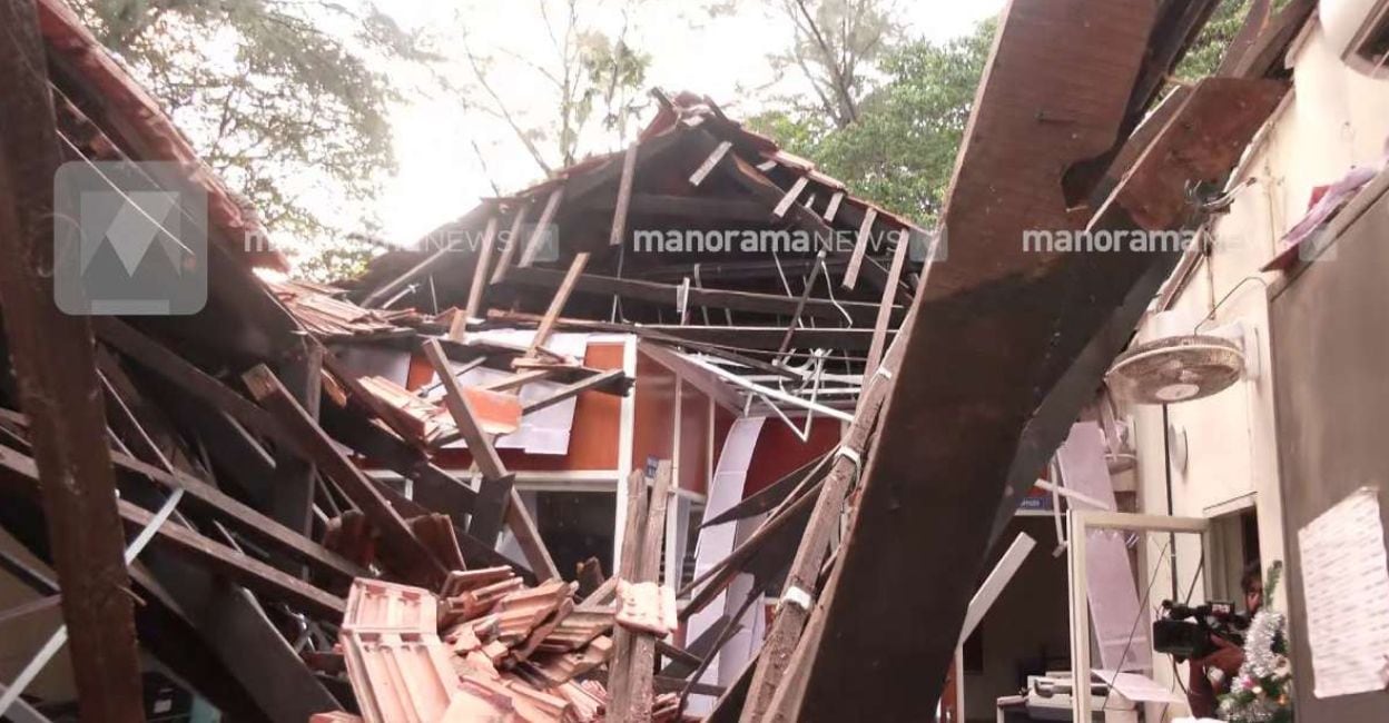Roof collapses at TVM school building hours after reopening; no ...