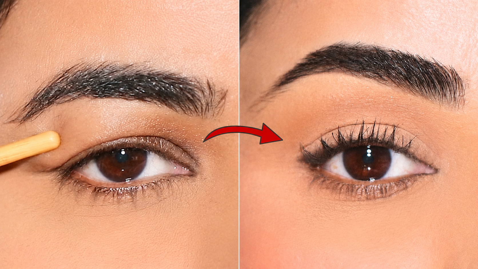 Hooded eyes finally get the no-makeup look right