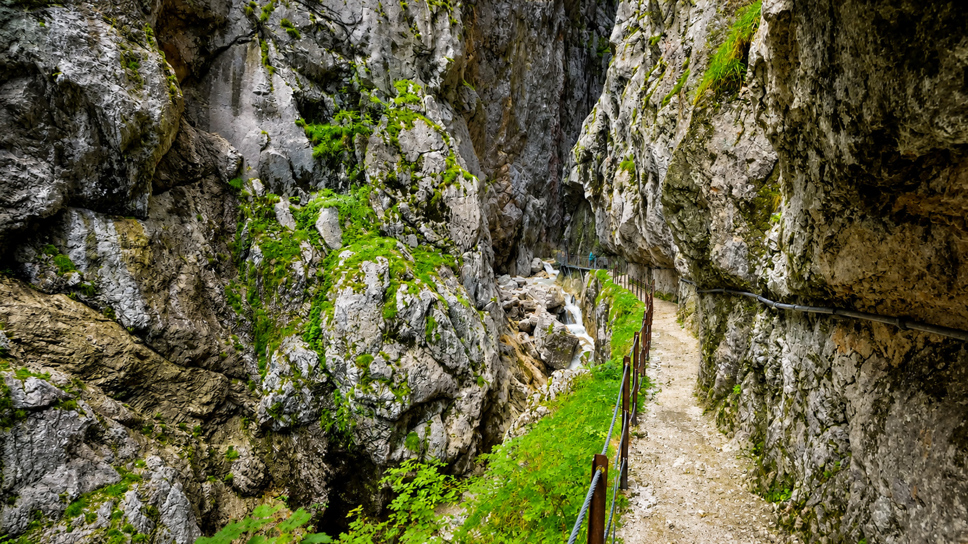 Oplev Höllentalklamm i Grainau, Tyskland, på en naturskøn gåtur (4K)