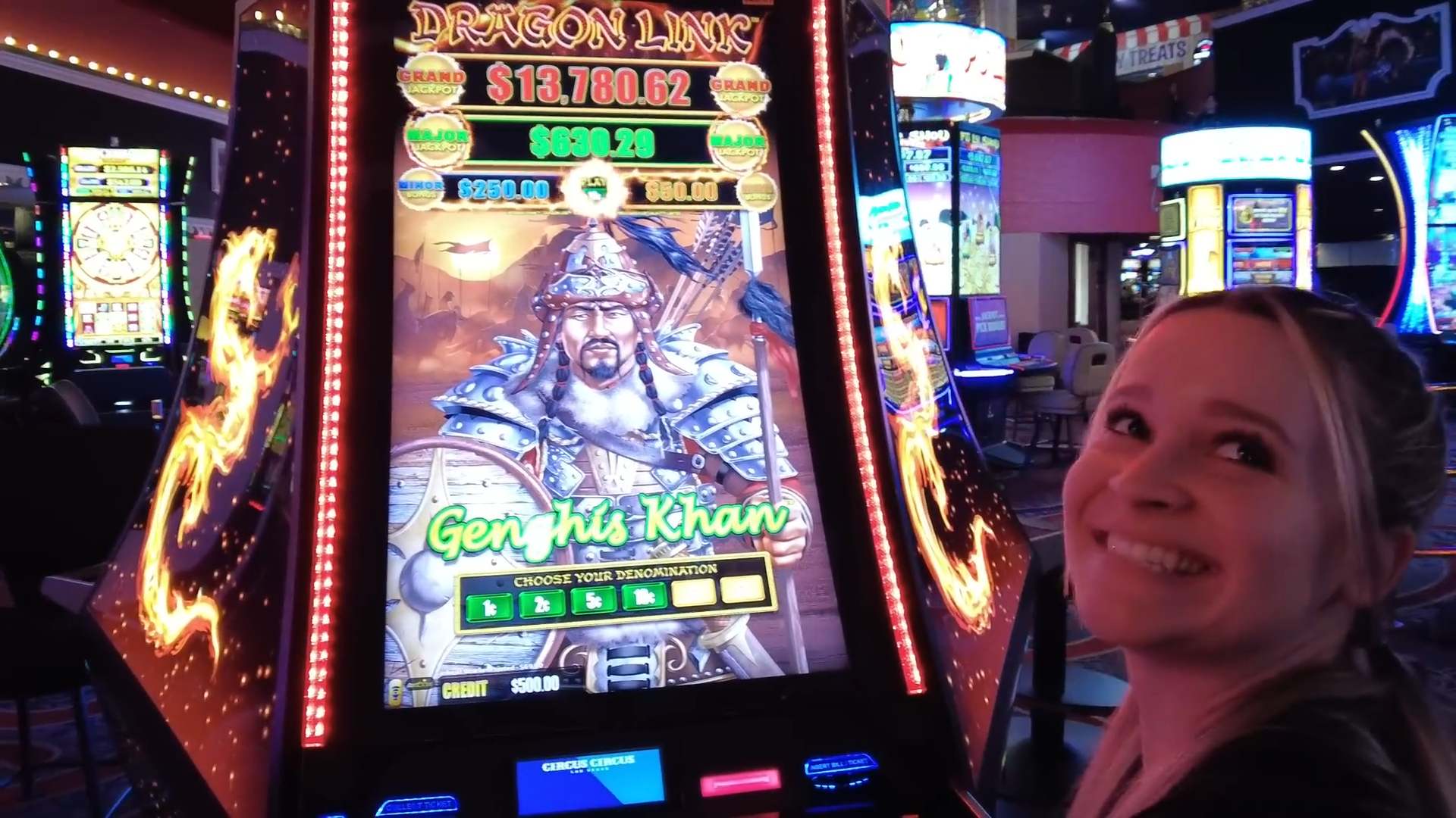 Greta put $500 into Dragon Link… then Circus Circus finally paid