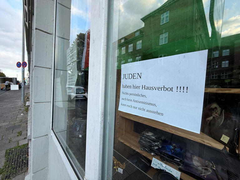 German shopkeeper convicted over display of anti-Semitic sign