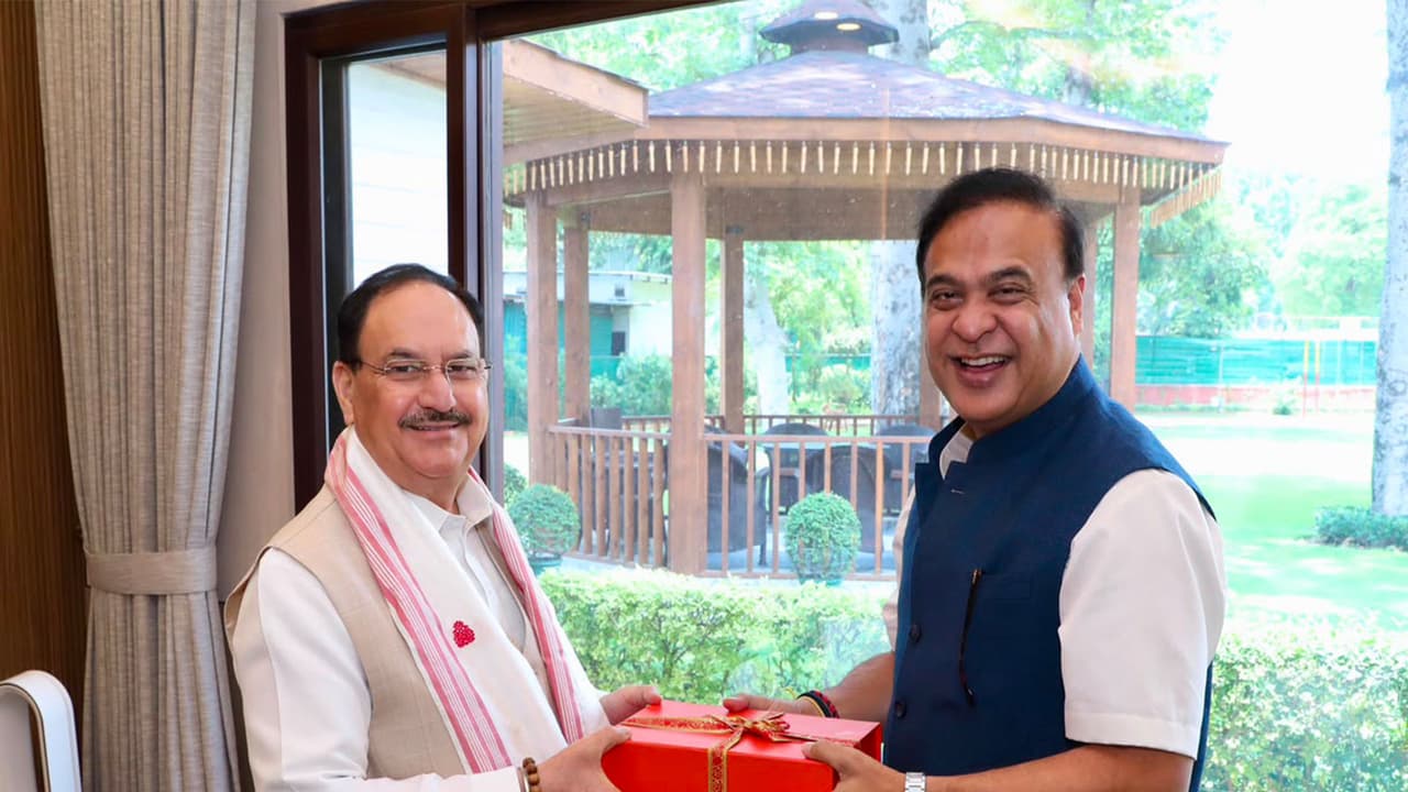 Himanta Biswa Sarma meets JP Nadda to make Assam a healthcare hub