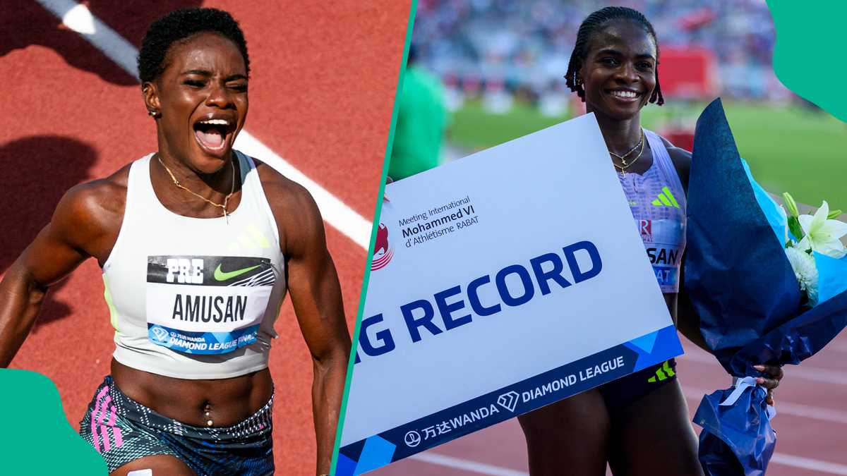 Tobi Amusan storms to Rabat victory and breaks her own meeting record
