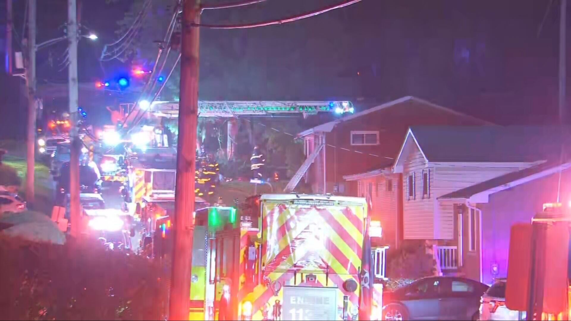 Woman taken to hospital from house fire in Braddock Hills