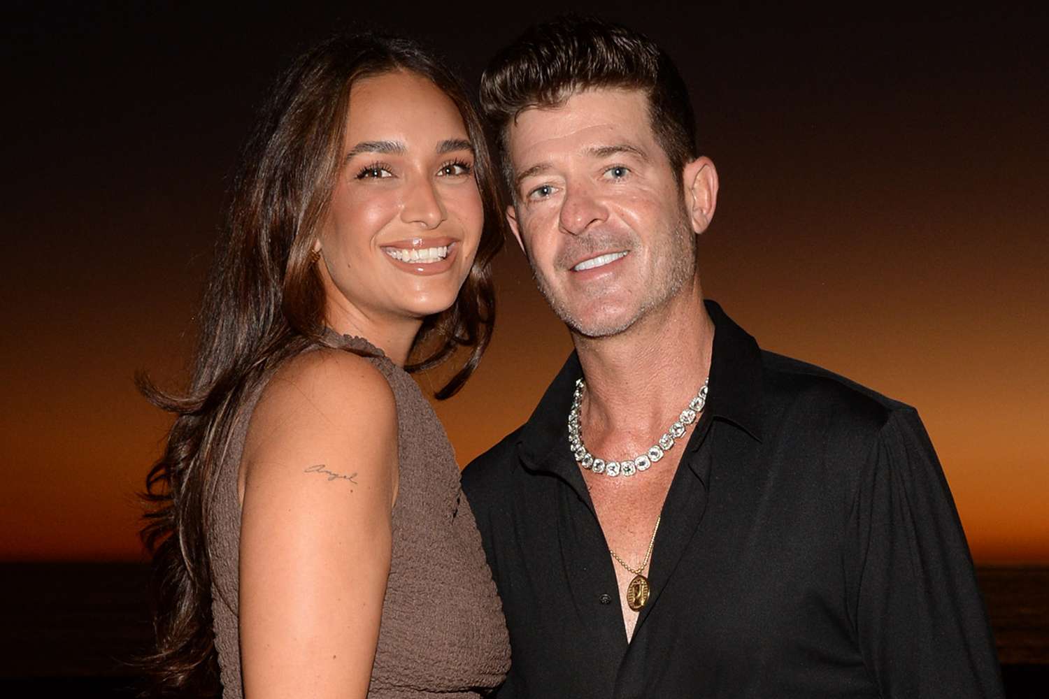 April Love Geary celebrates first wedding anniversary with Robin Thicke ...