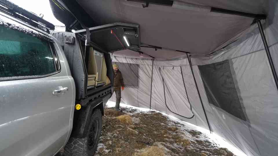 My awning collapsed under two feet of snow during a mountain blizzard