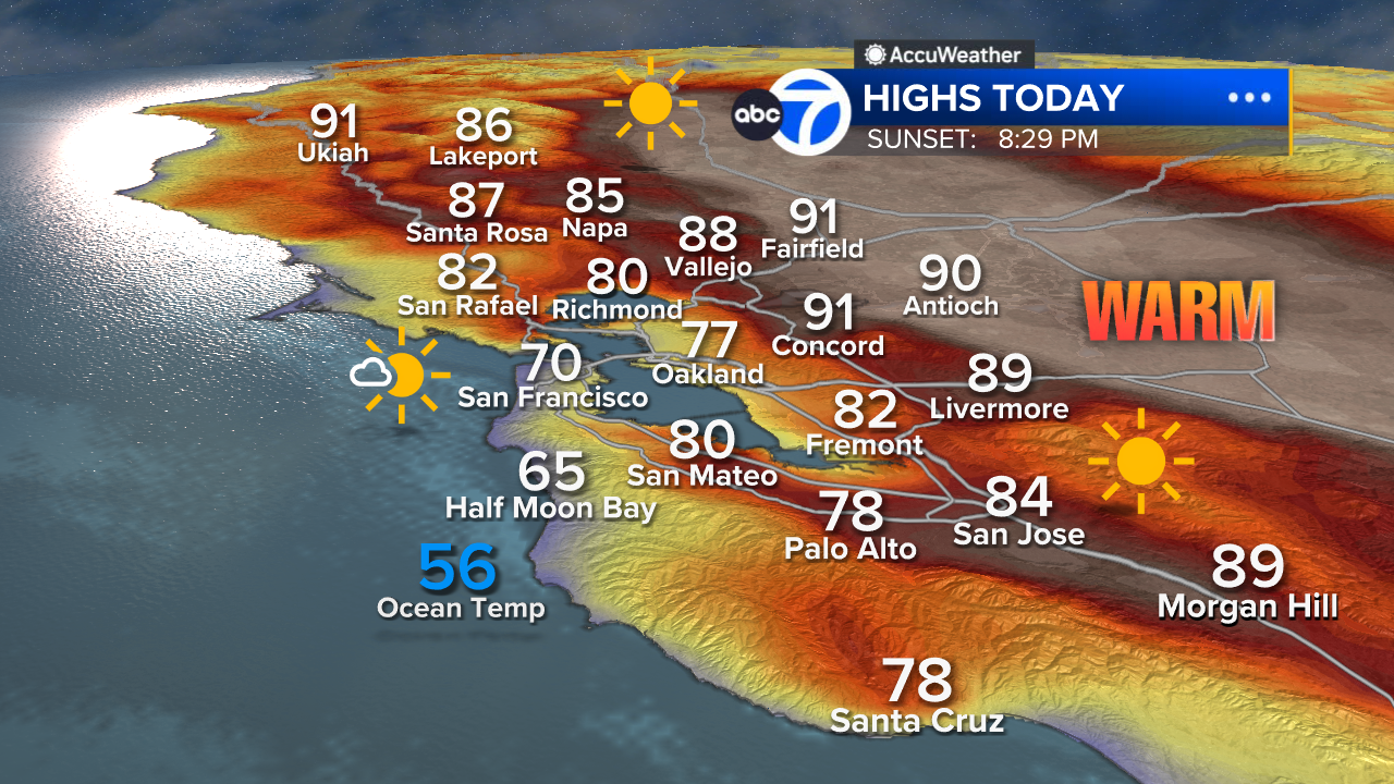 AccuWeather forecast: Sunny skies, the warmest day of the week with ...