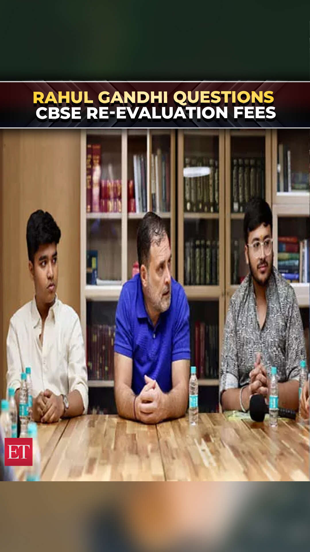 'Mistake is CBSE's, punishment is child's': Rahul Gandhi meets class 12 ...