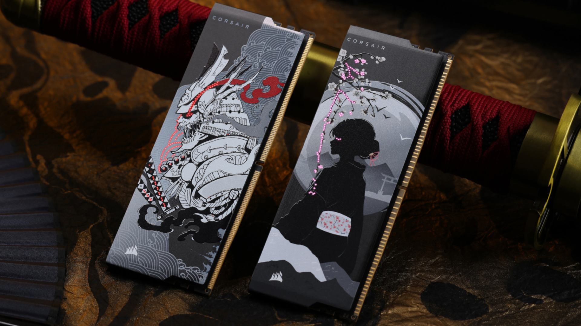 Corsair’s new RAM kits include samurai art and dummy modules