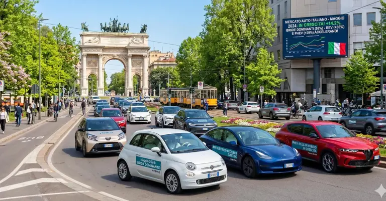 Mercato auto Italia, maggio in crescita: ibride sempre più dominanti ...