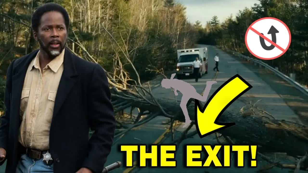 The fallen tree is the real way out in from. I have proof