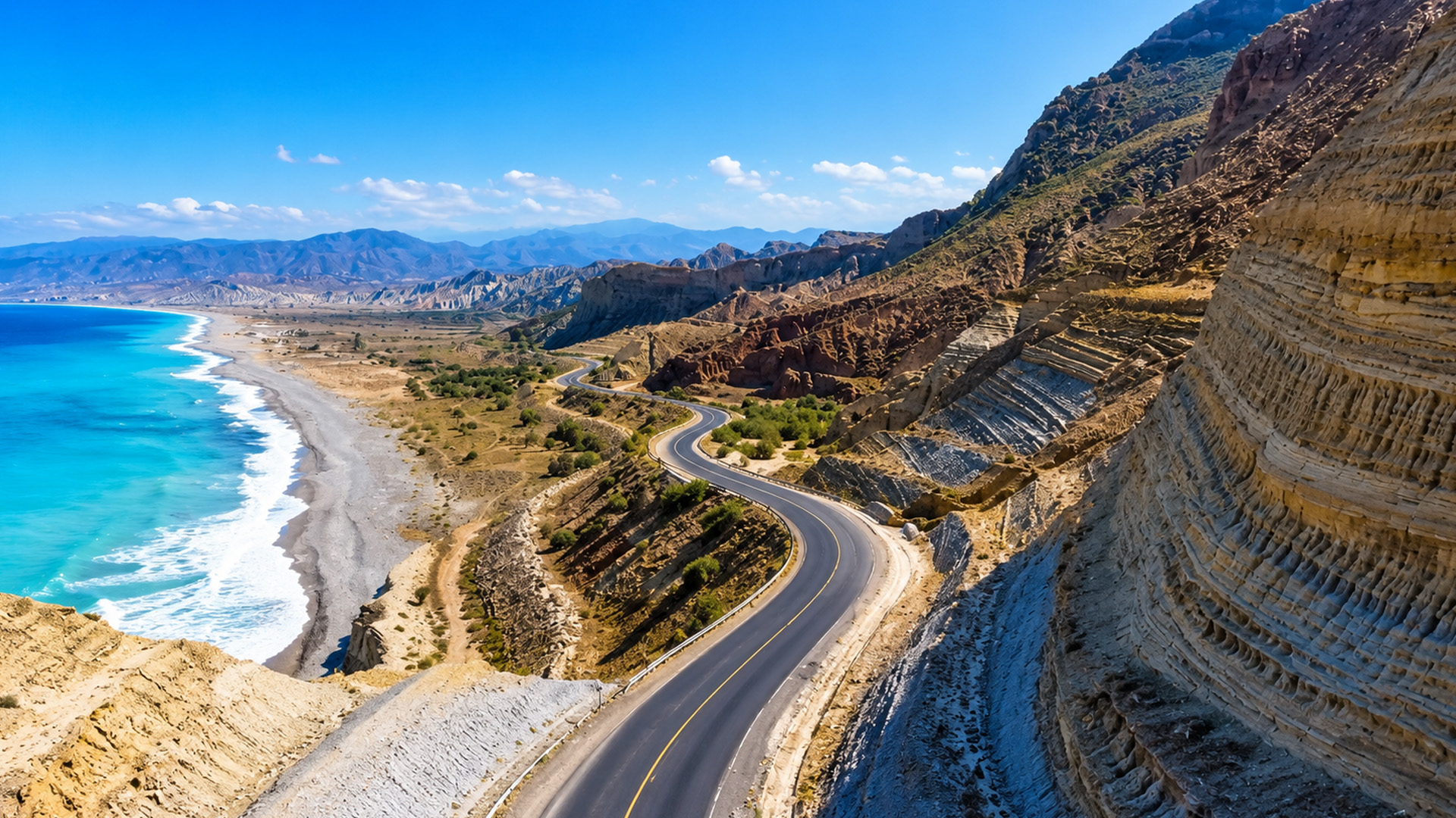 Why build a road through terrain like this?