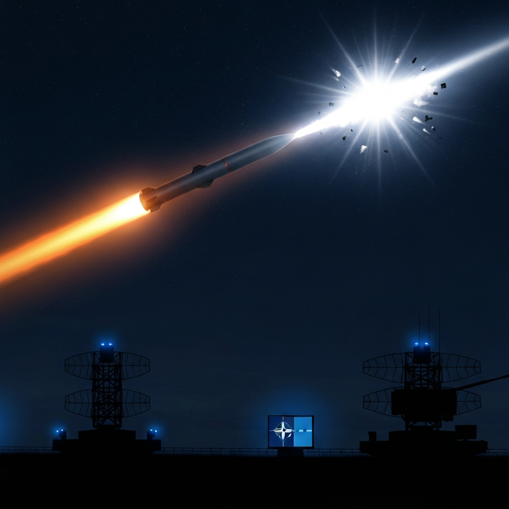 NATO air defenses intercept Iranian missile: New stakes