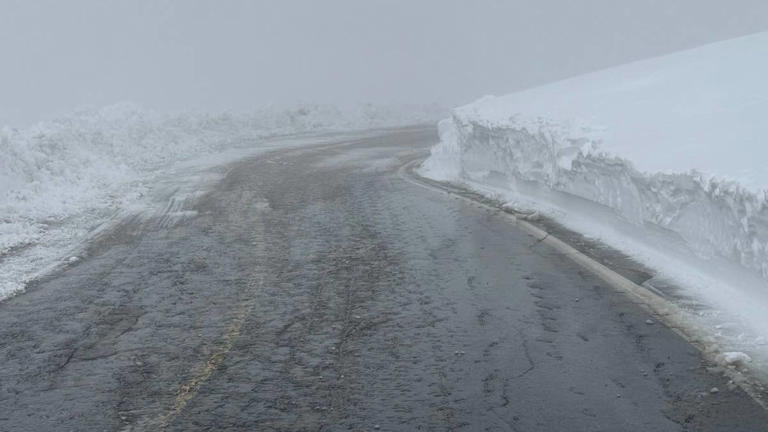Late-May snowfall blankets Mount Washington in 4-foot drifts