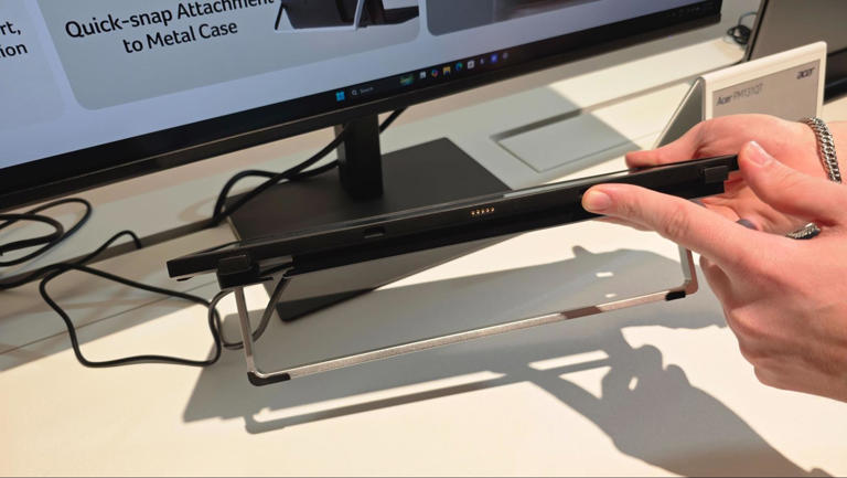 Acer’s PM131QT portable monitor is a 12.3-inch touchscreen with ...
