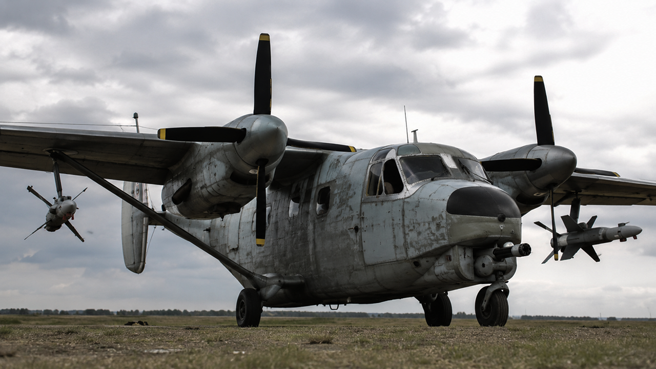 Ukraine's Soviet turboprop now air-launches interceptor drones to kill ...