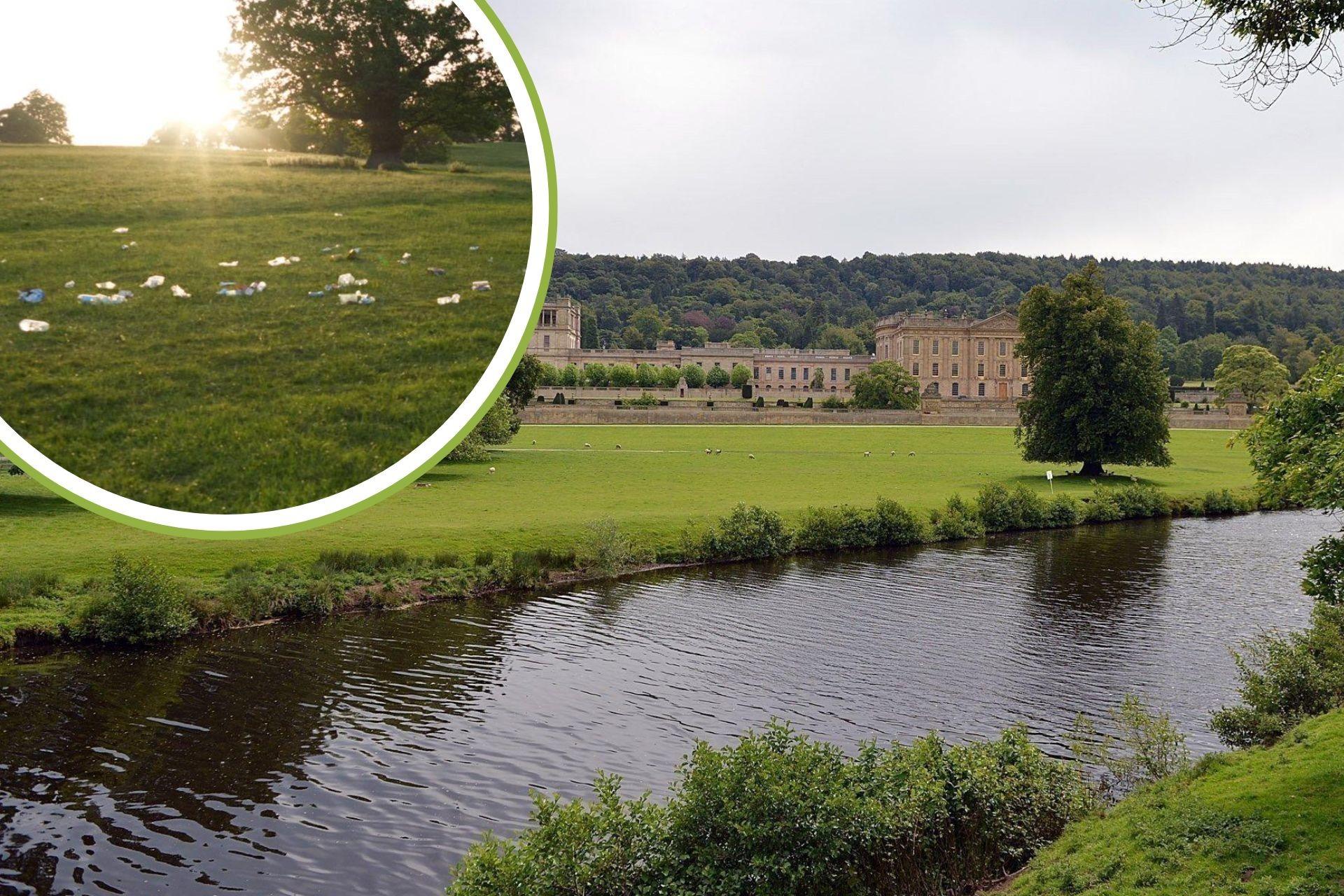 Chatsworth Estate: Disgust as litter left at historic Derbyshire ...