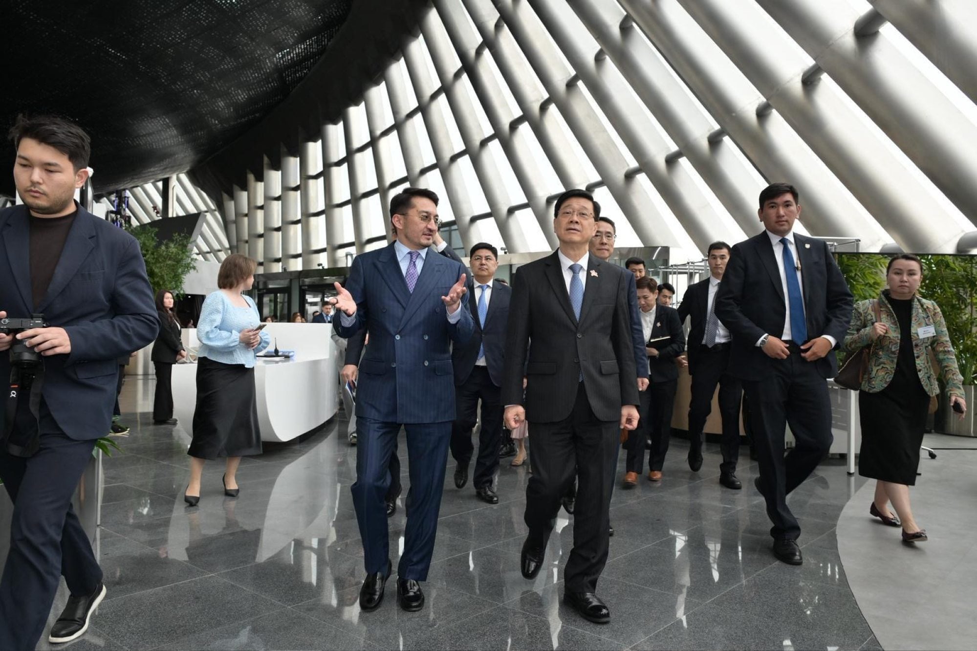 Make use of Hong Kong’s advantages, John Lee urges Kazakhstan leaders ...