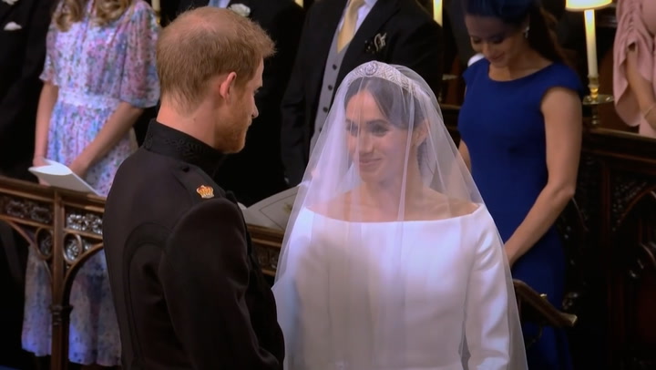 Watch: Prince Harry's cheeky altar comment to Meghan Markle caught on ...