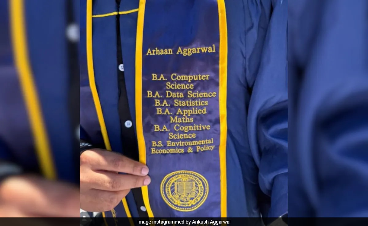 Indian student graduates from UC Berkeley with 6 STEM majors, internet ...