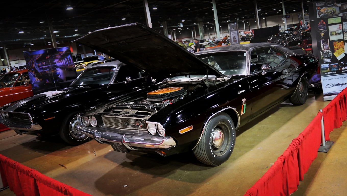 Rare 1970 Hemi Challenger Black Ghost survives in one family