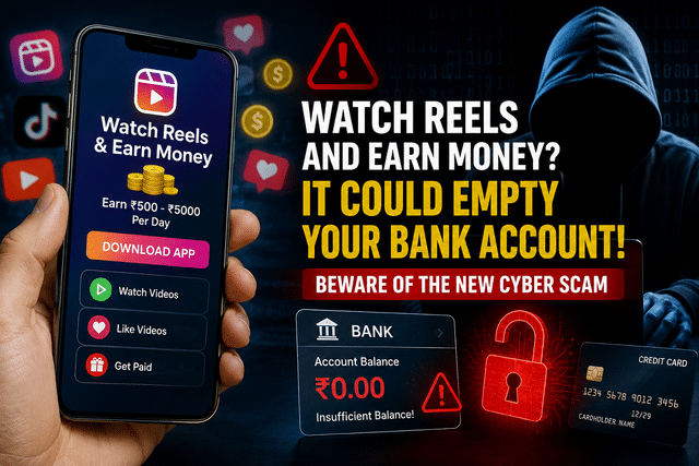Cyber fraud alert: The 'watch reels and earn money' trap could empty ...