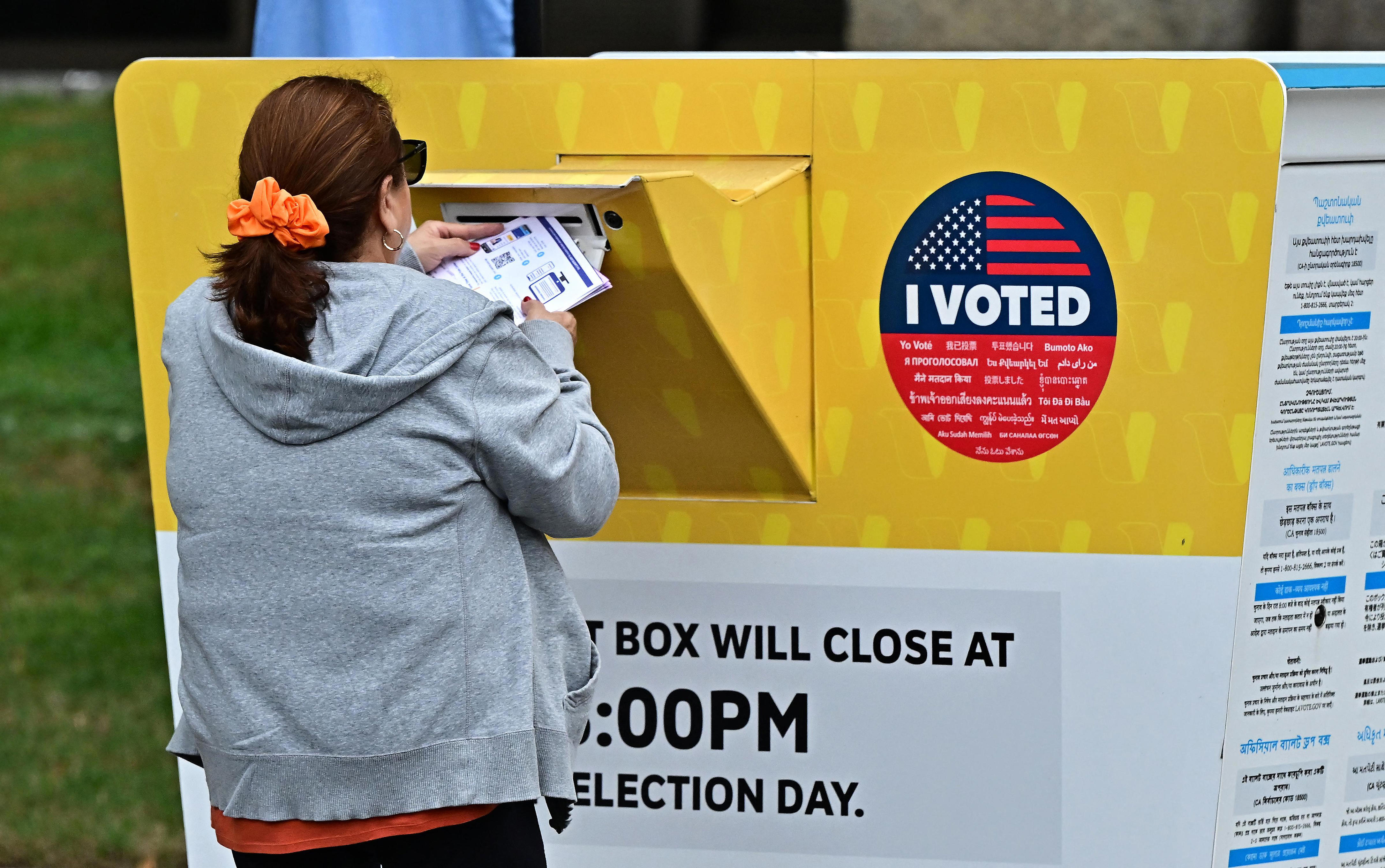Ballots burned, vote center vandalized in Los Angeles County