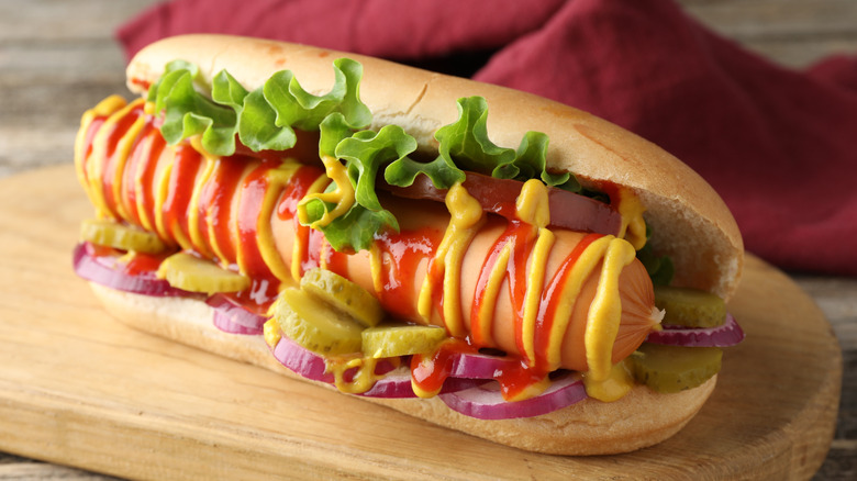 What seasonings are in store-bought hot dogs?