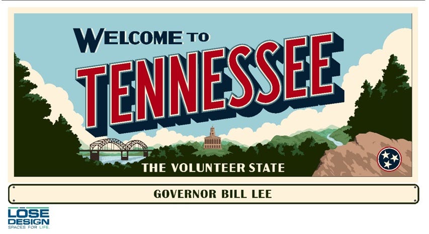 New vintage look 'Welcome to Tennessee' signs coming to interstates