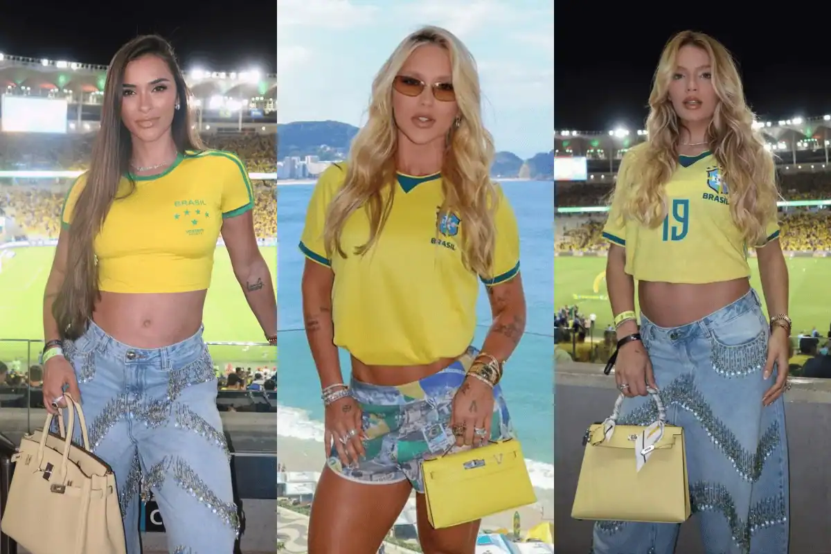 Bolsas de grife são destaque em amistoso da Seleção Brasileira no Maracanã