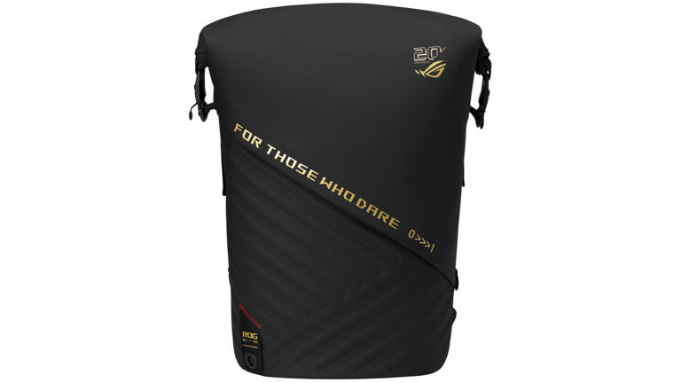 Asus rolls out a ROG 20th anniversary chair and backpack, alongside ...