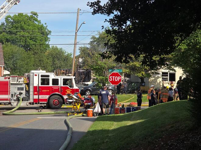 Suspect in duplex fire and explosion dies in hospital