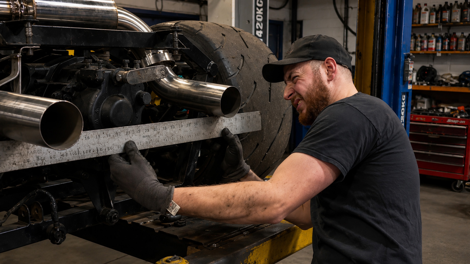 This custom exhaust completely changed the sound