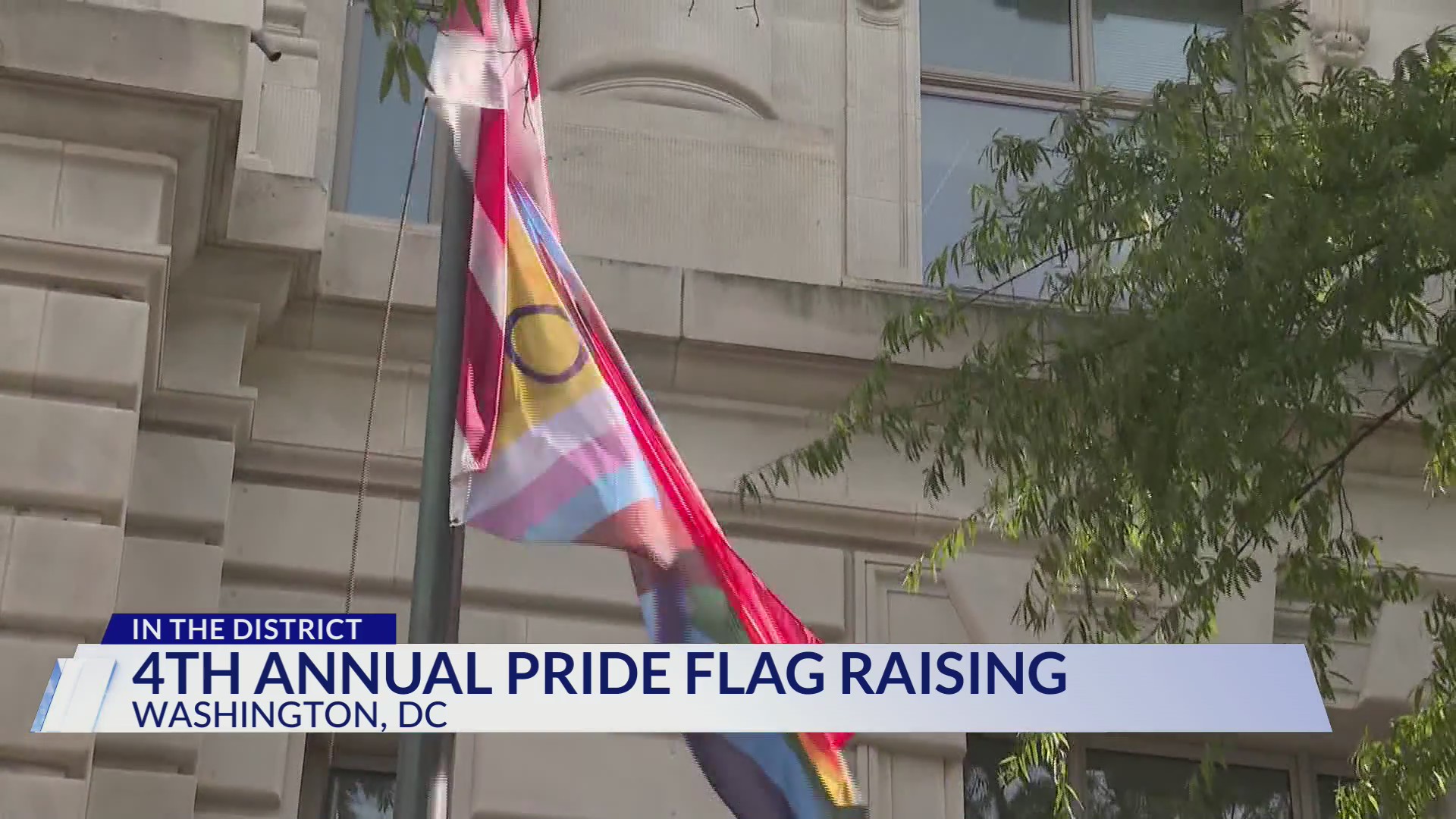 4th annual Pride flag raising in DC