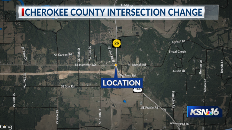 SE Kansas intersection to become four-way stop after crash surge