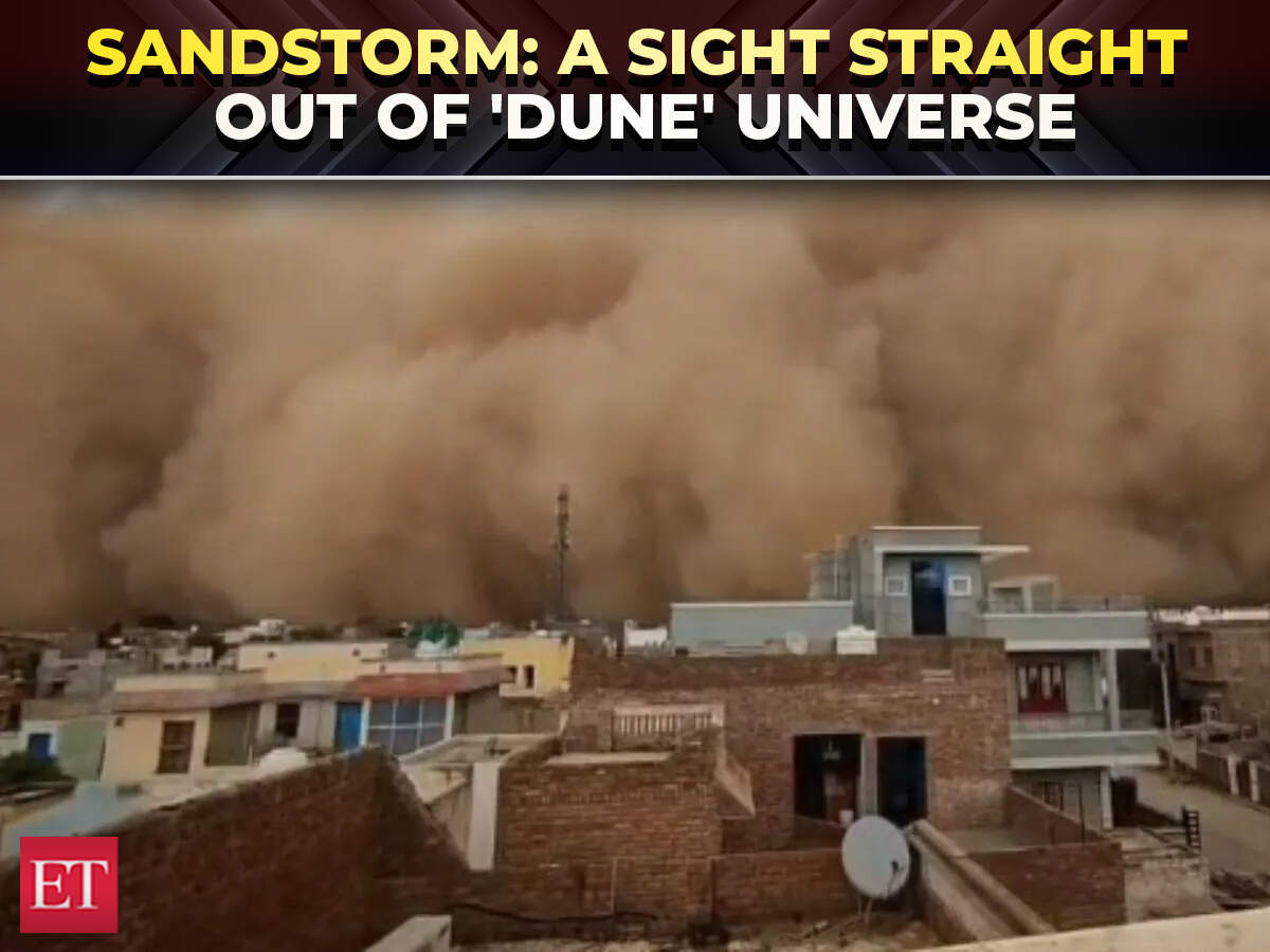 Massive dust storm engulfs Rajasthan, apocalyptic scenes go viral on ...