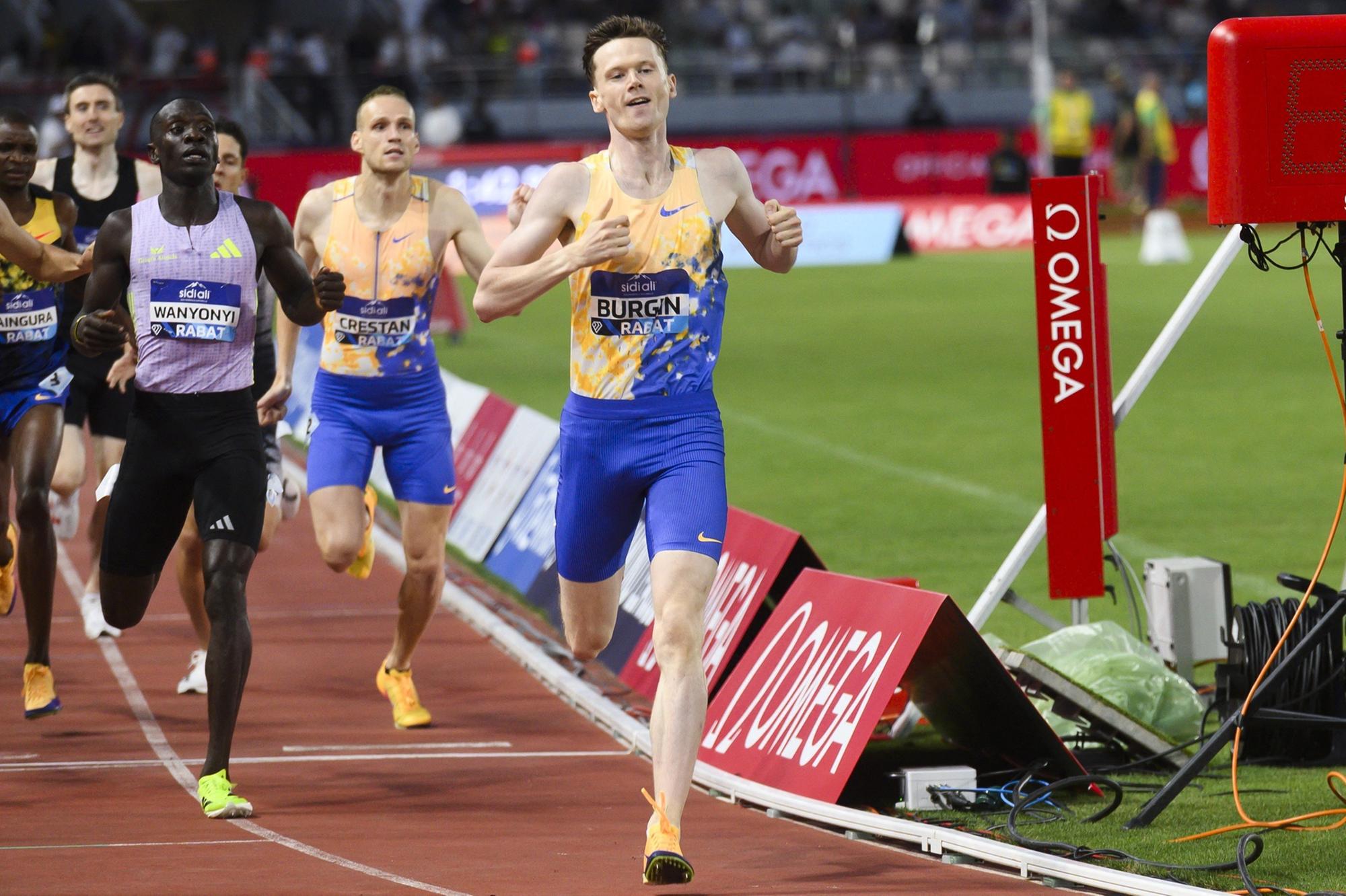Max Burgin backs himself to pull off stunning 800m win in Rabat Diamond ...