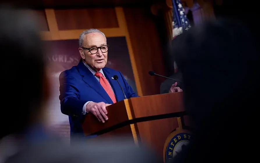 Schumer pushes to dismantle $1.8bn Trump fund amid funding standoff