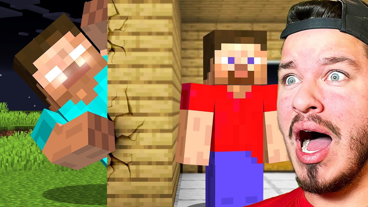I fooled my friend as Herobrine in Minecraft