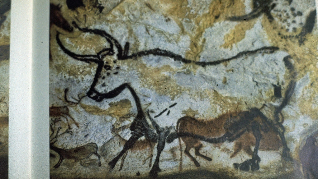 Striped rock in Wales confirmed as UK's oldest cave art