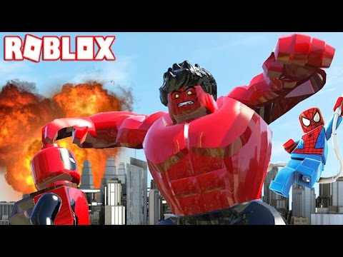 Becoming Red Hulk in Roblox