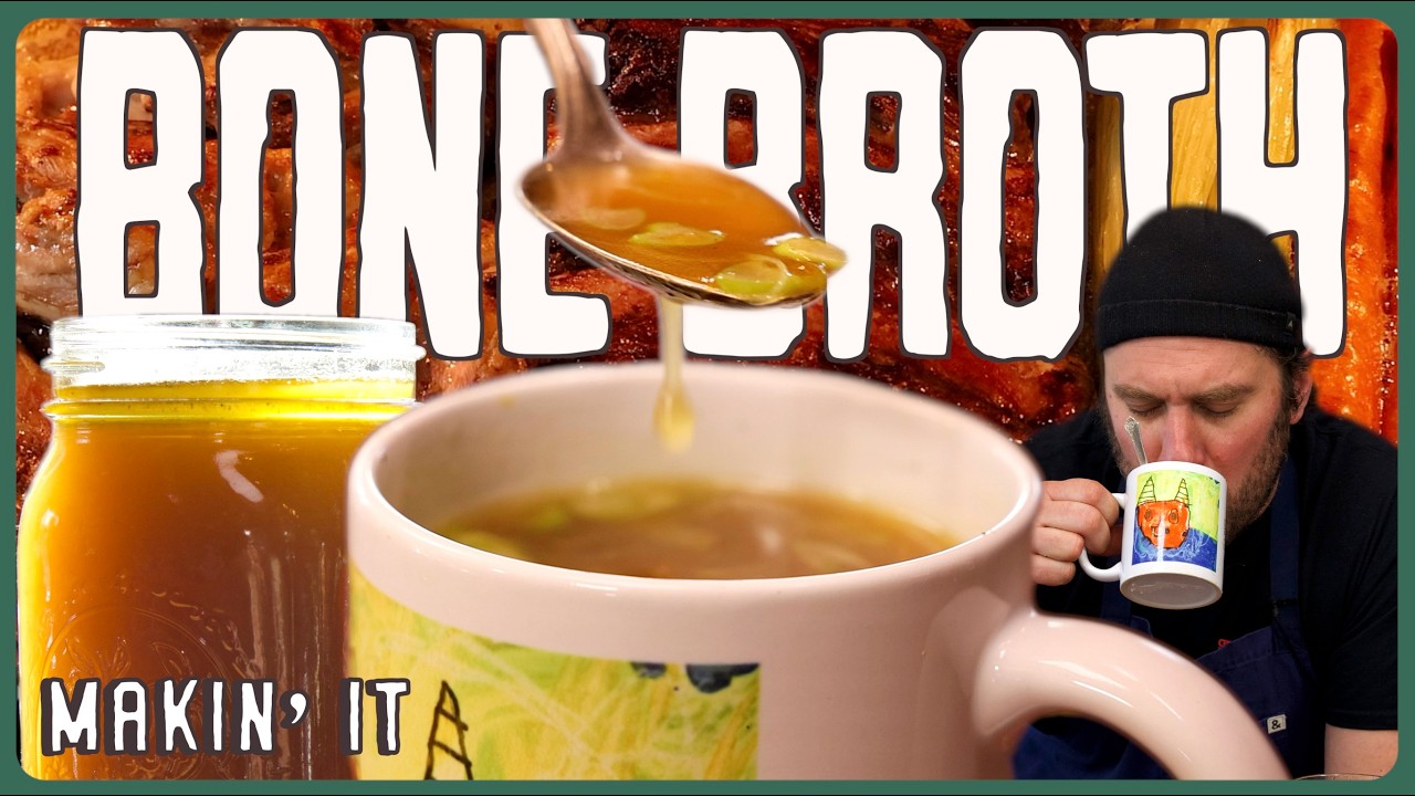 Simmer anytime bone broth for a healthy and nutritious base