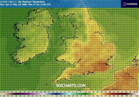 UK weather maps show next 26C heat surge hitting Britain in days - 14 ...