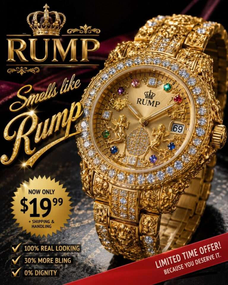 Trump's watch comes with a hilarious typo