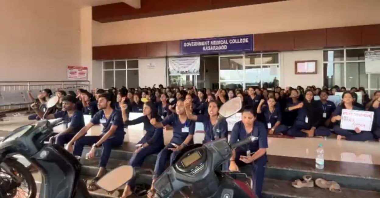 Kasaragod nursing students go on indefinite protest for hostel, expose ...