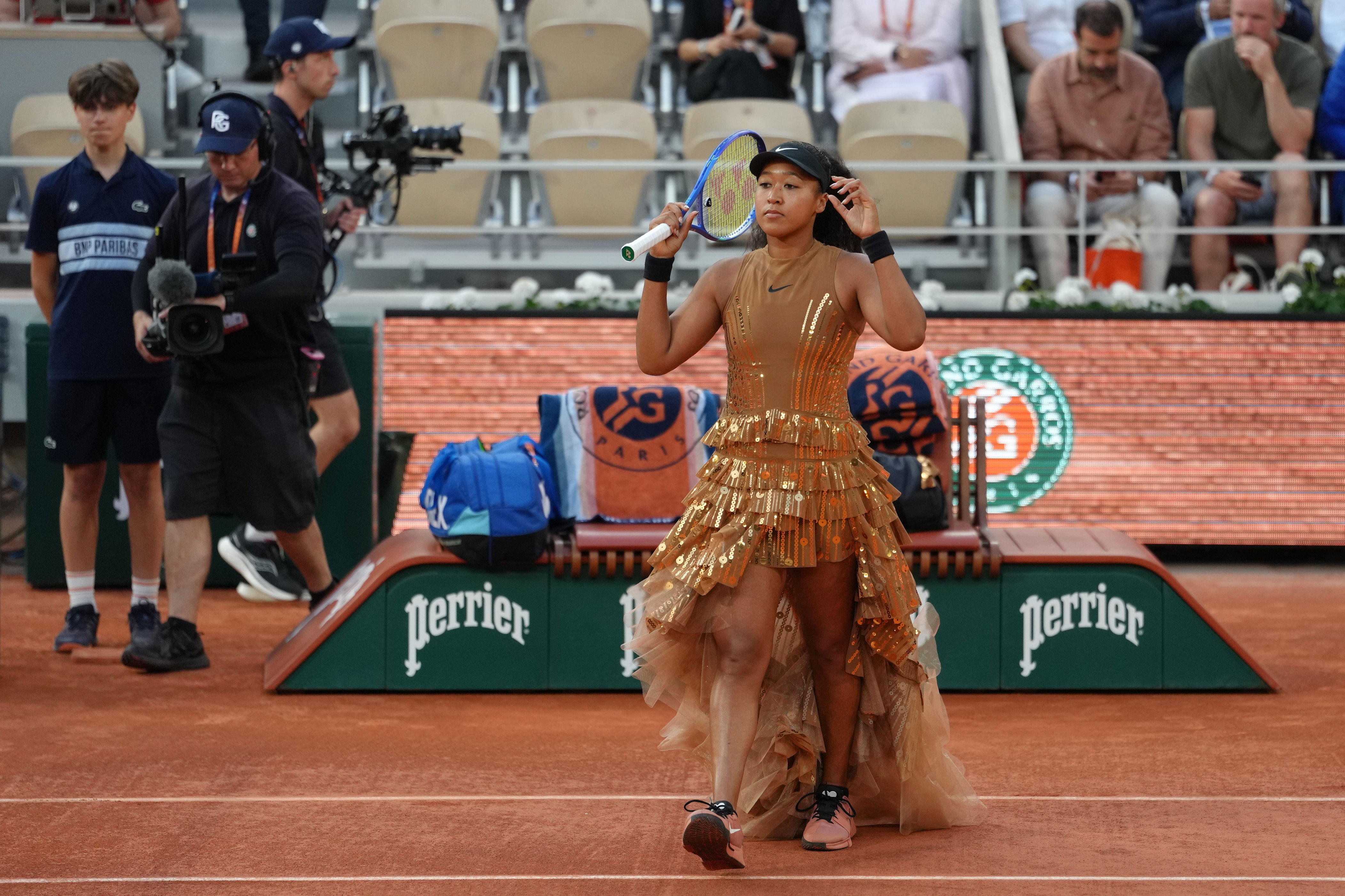 Osaka reveals latest French Open outfit for night session match